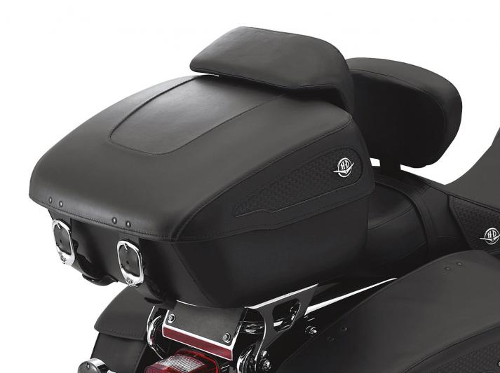 Rigid Locking Leather Saddlebags – 91615-09A – Harley Oude Monnink Online